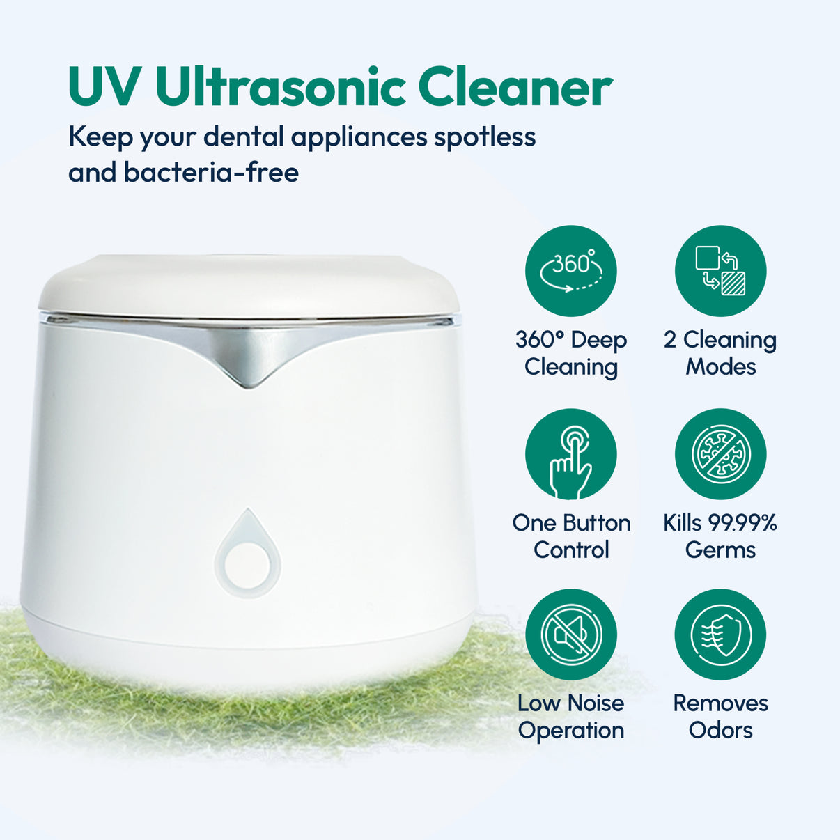 UV Ultrasonic Cleaner- For Aligners, Retainers & Night Guards